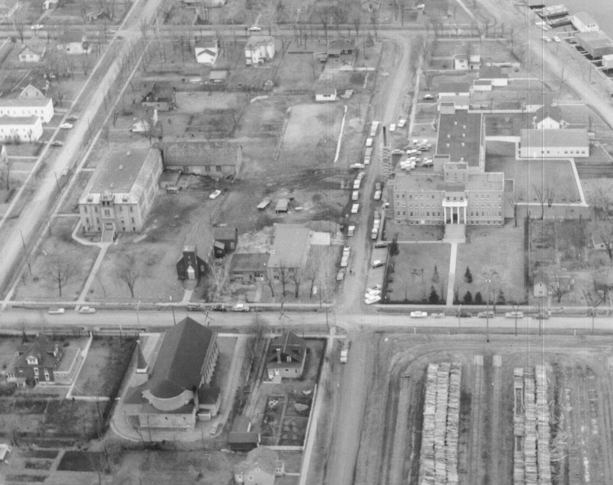 Aerial View 2 - St. Mary's Parish, Fort Frances, Ontario