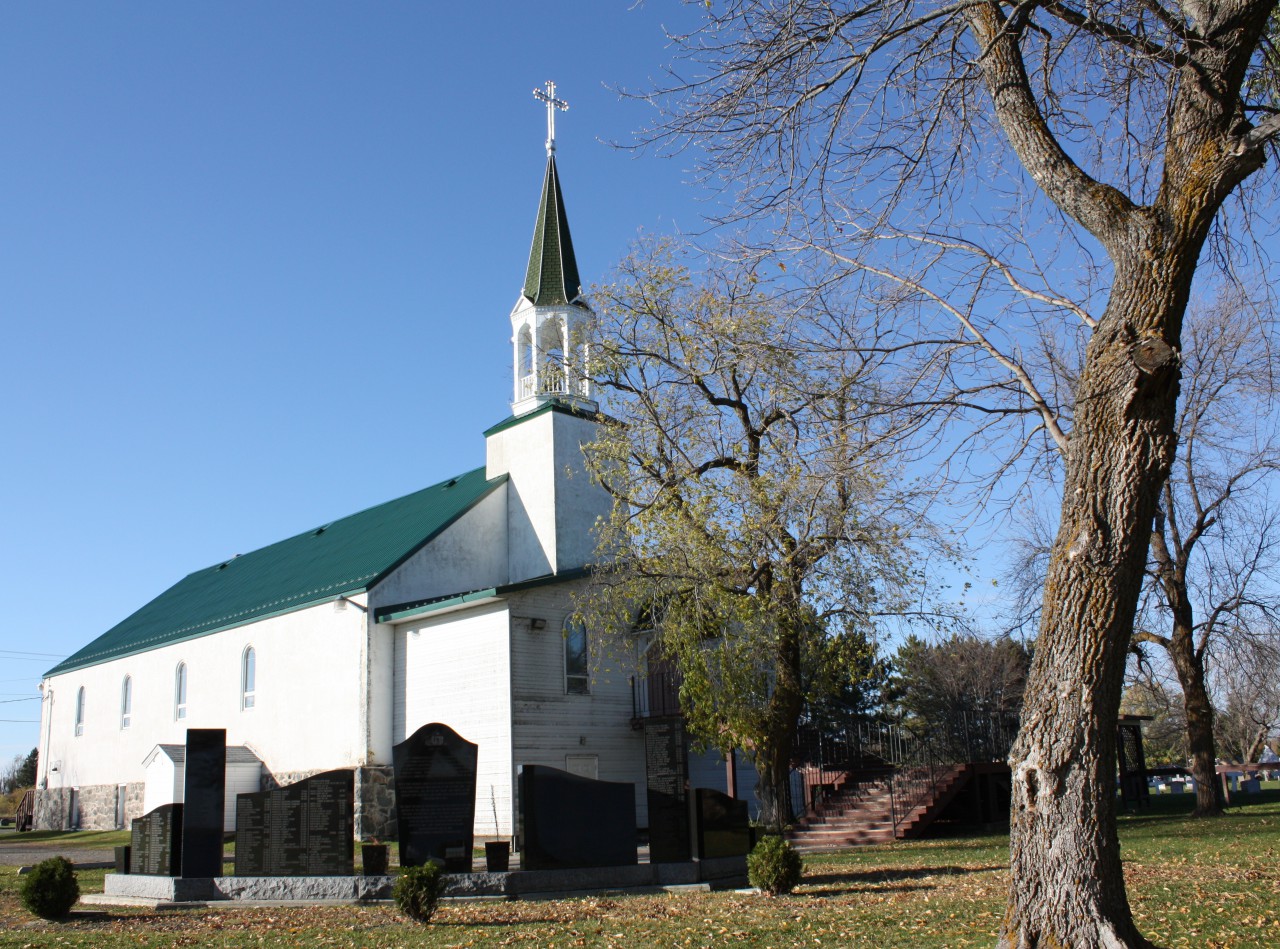 OLOL Momument Side - St. Mary's Parish, Fort Frances, Ontario